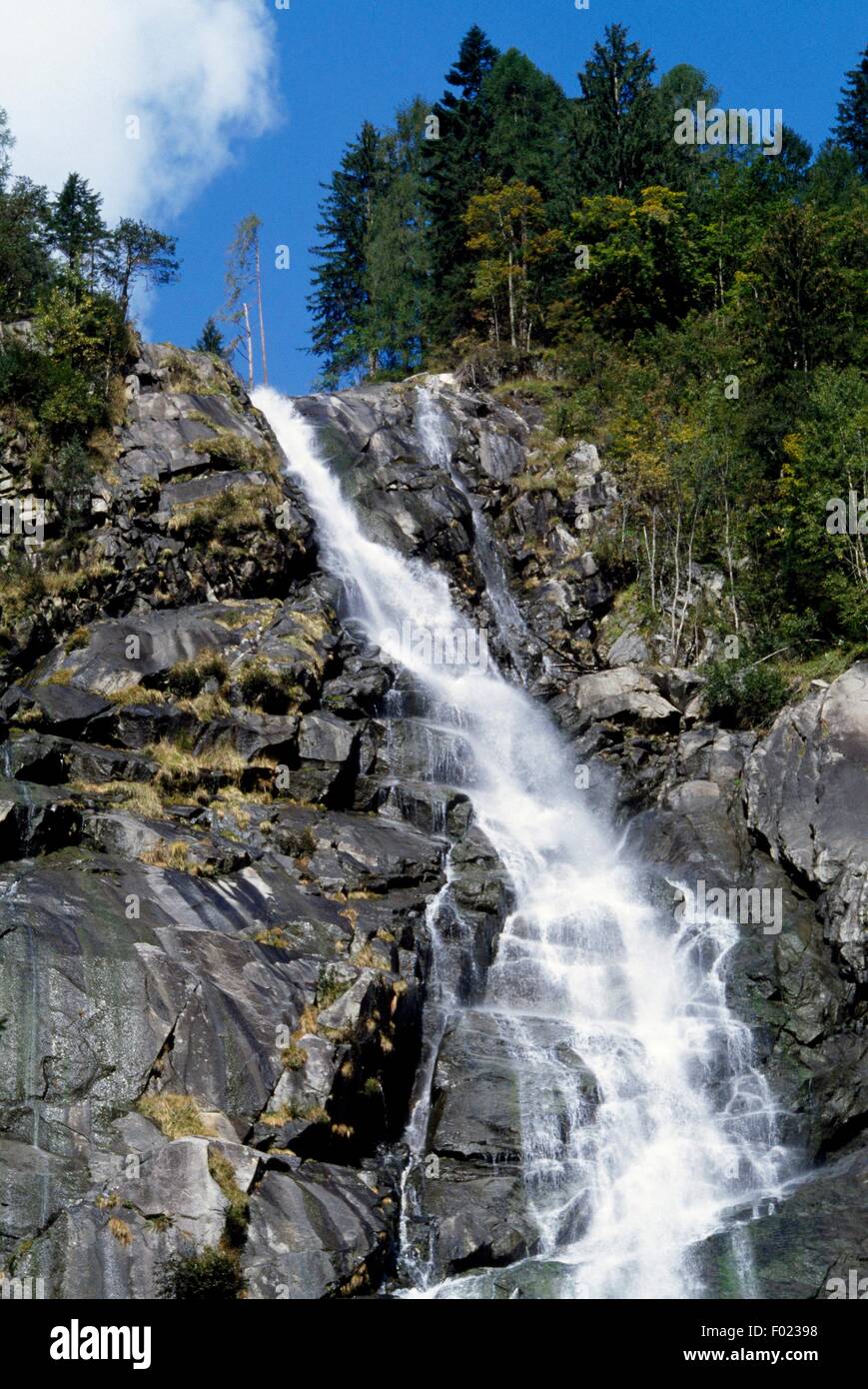 Nardis waterfalls, Val Genova valley, Brenta Dolomites (UNESCO World ...