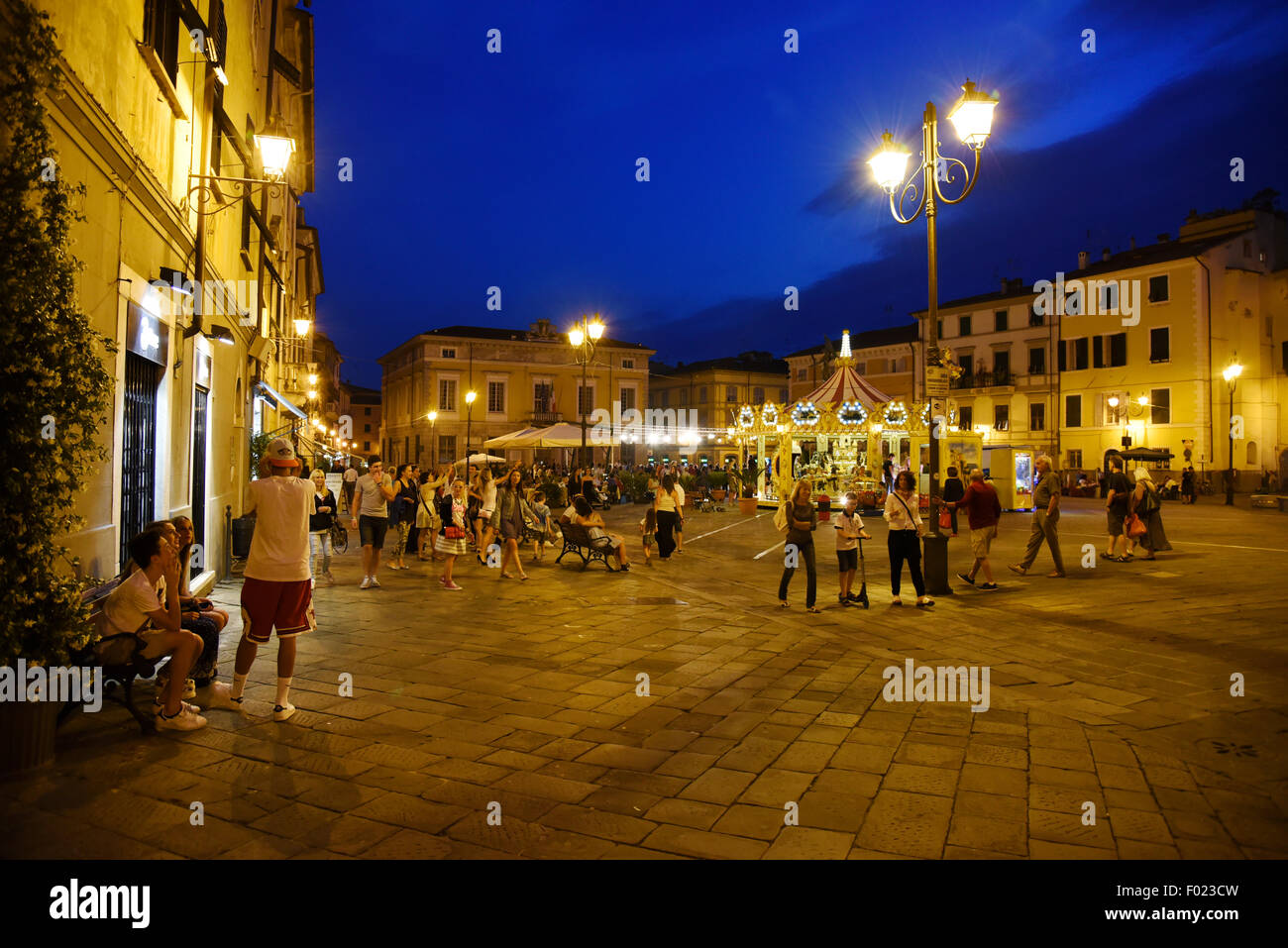 Piazza Matteotti, Sarzana, La Spezia Province, Liguria, Italy Stock ...