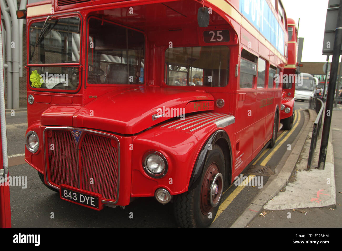 London, UK. 6 August, 2015. An extra 250 buses including old ...