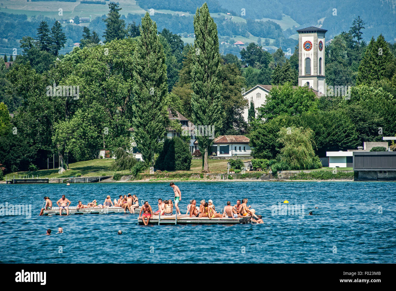 Lake view in zurich hi-res stock photography and images - Alamy