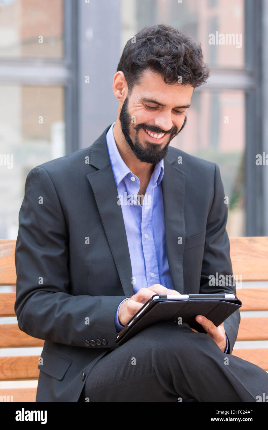 Young man with beard Stock Photo - Alamy