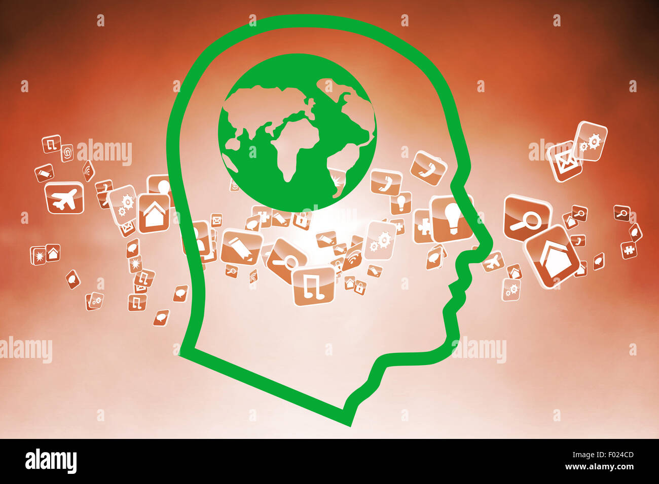 Earth head hi-res stock photography and images - Alamy