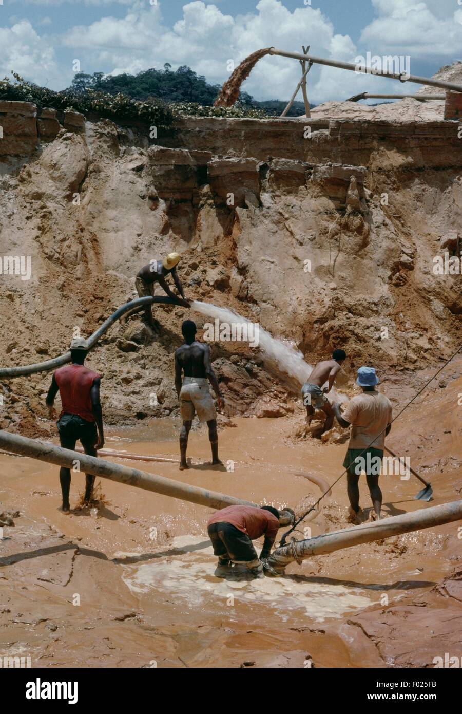 Diamond diggers, Diamantina, Brazil Stock Photo - Alamy
