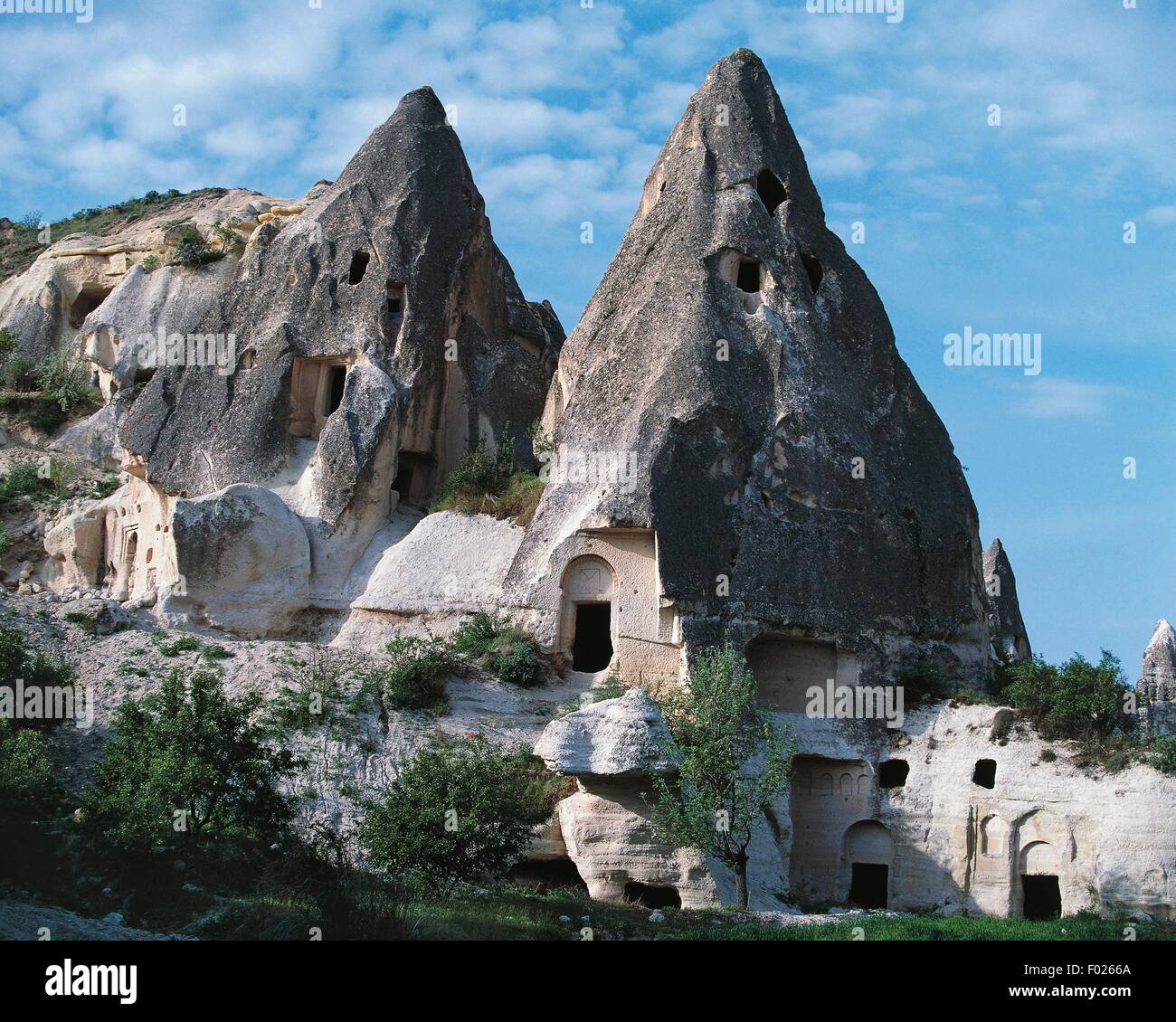Goreme traditional cave houses architecture hi-res stock photography ...