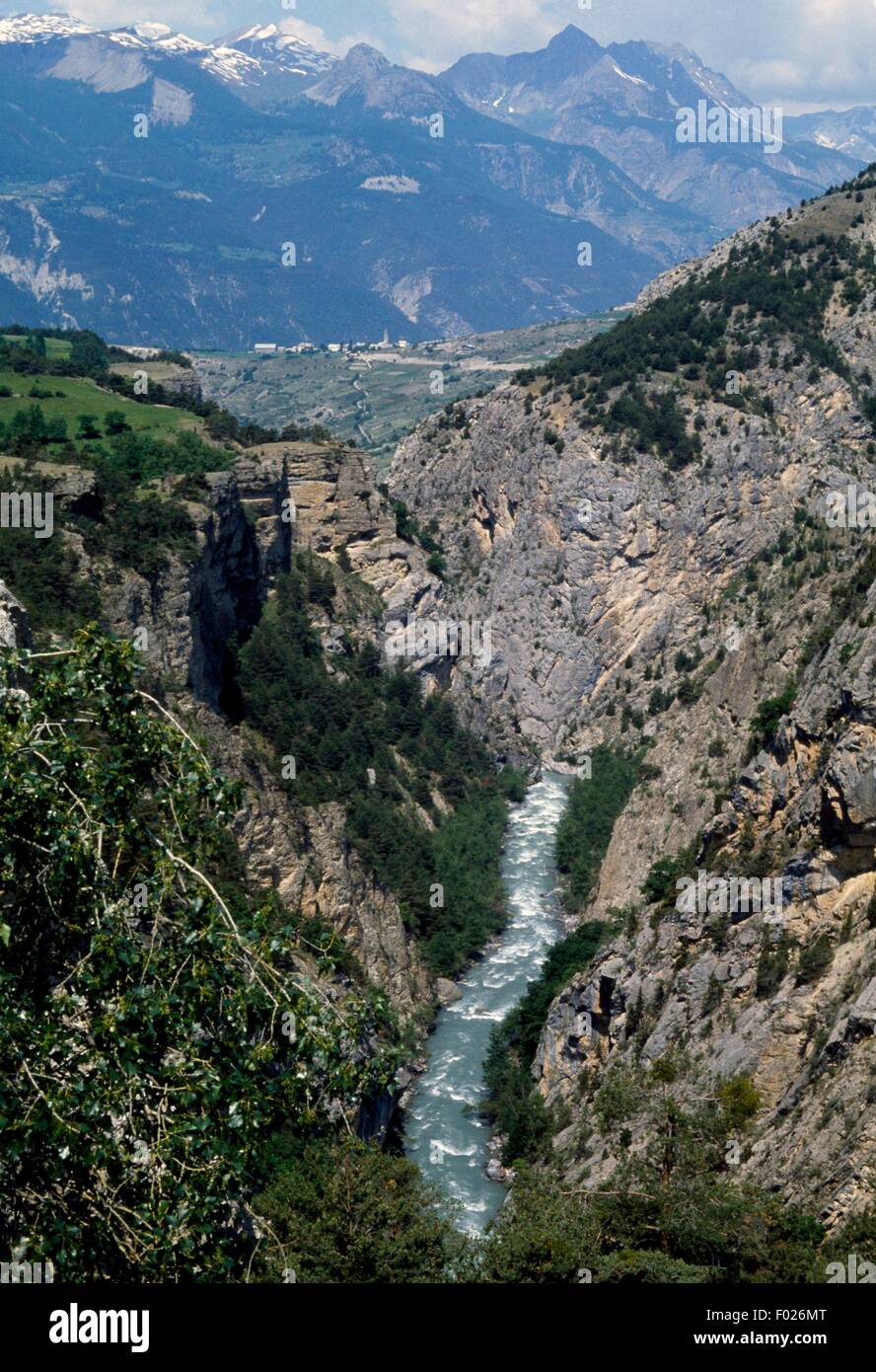 Landscape, Queyras Regional Natural Park (Parc naturel regional du ...