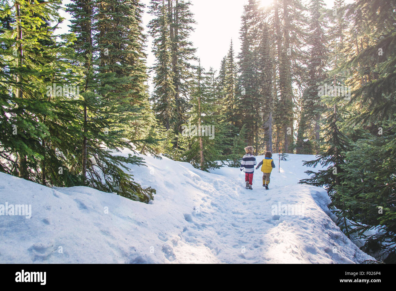 Two boys walking hi-res stock photography and images - Alamy