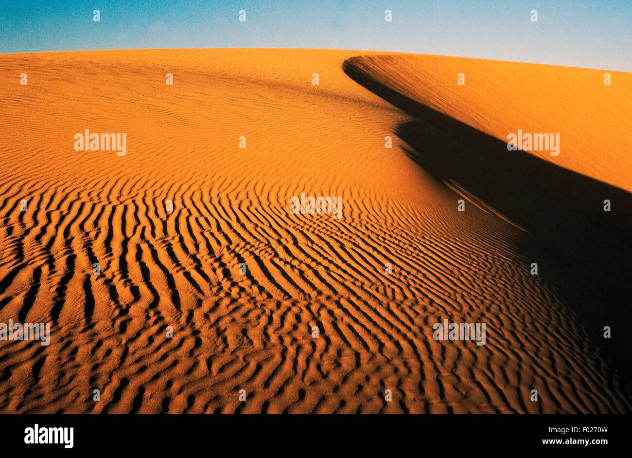Sand dunes, Kharga Oasis, Dush, Eastern Sahara Desert, Egypt Stock ...