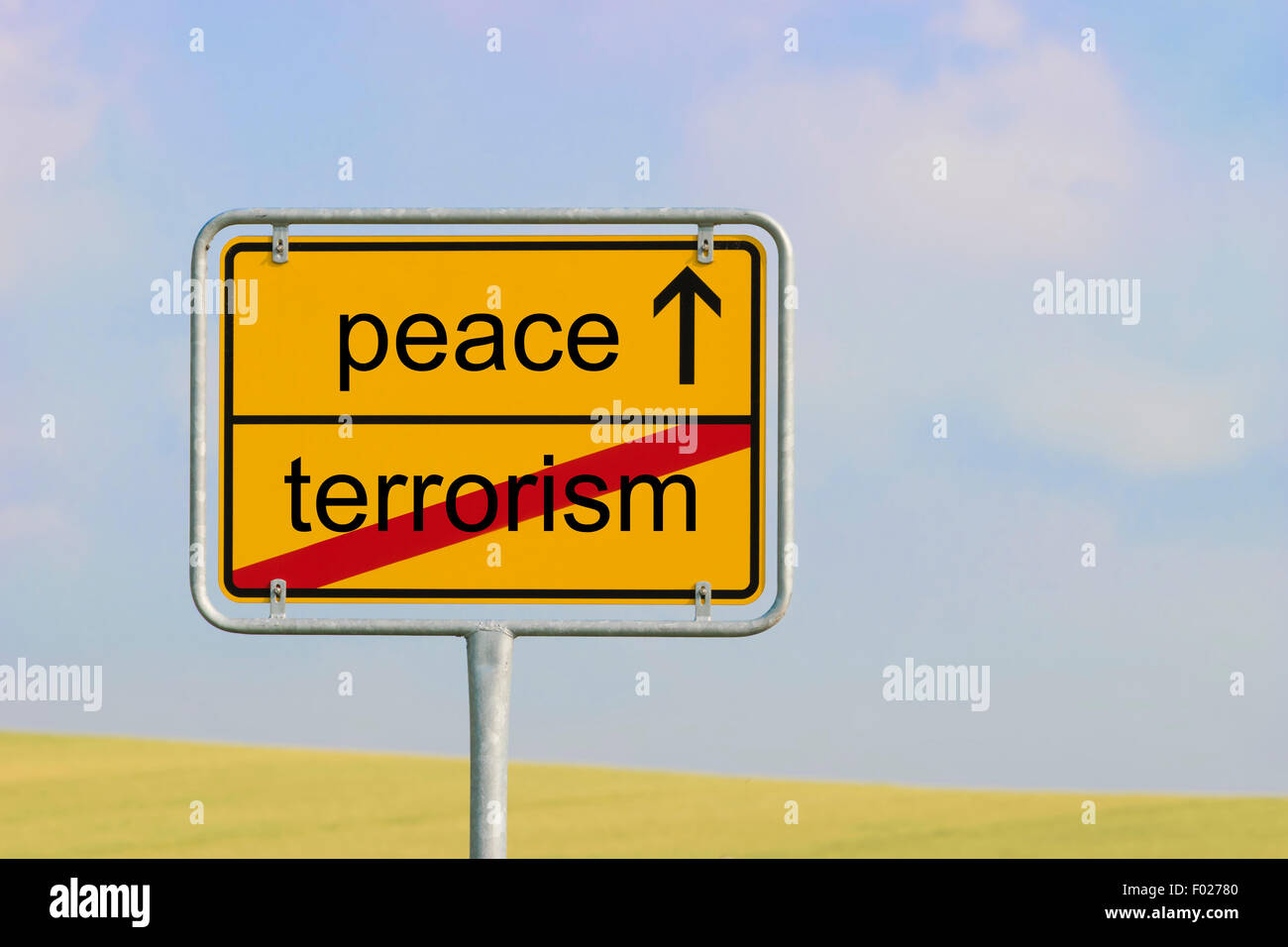 War peace sign hi-res stock photography and images - Alamy