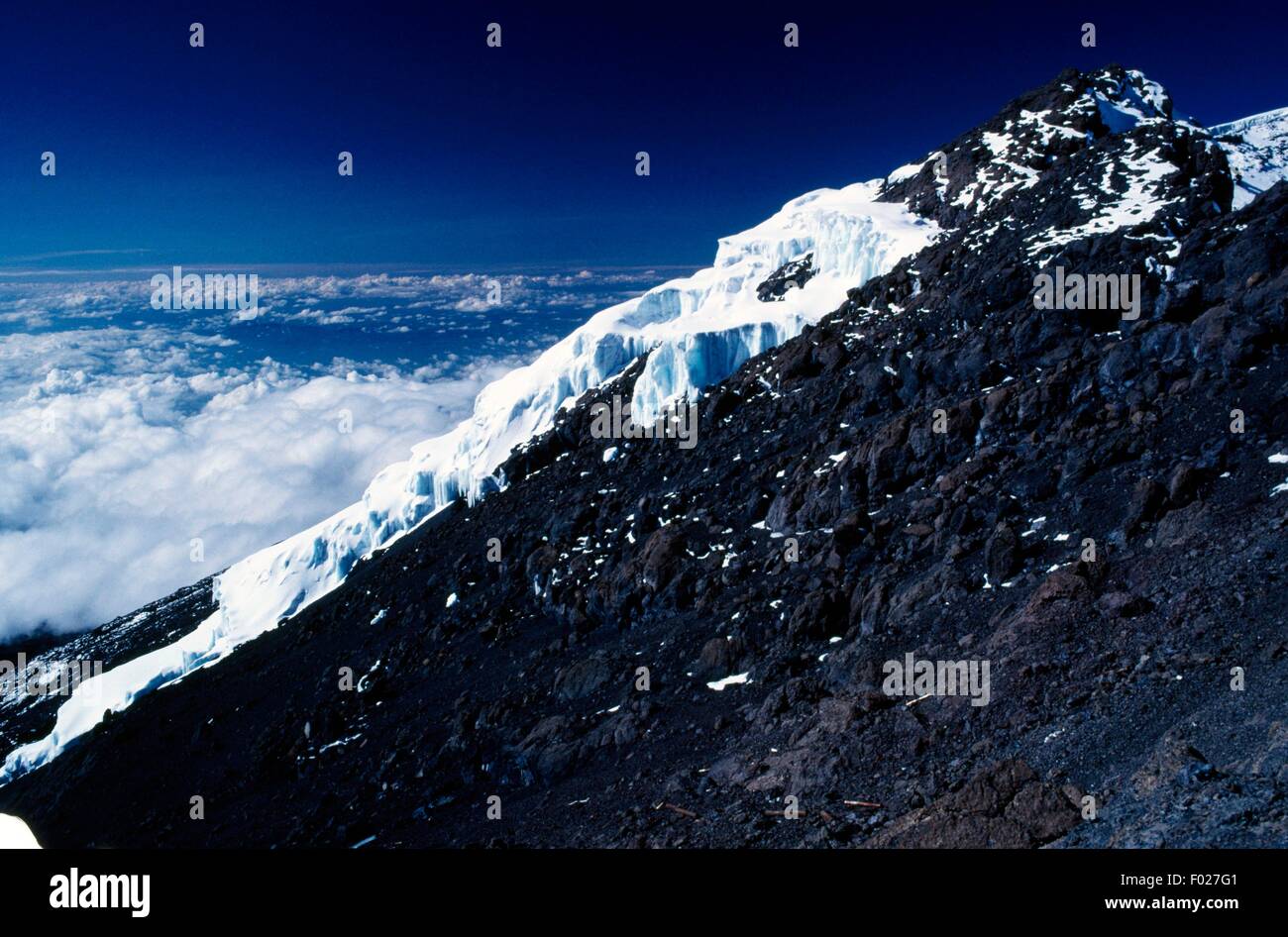 Batzel Glacier, Kilimanjaro National Park (UNESCO World Heritage List ...