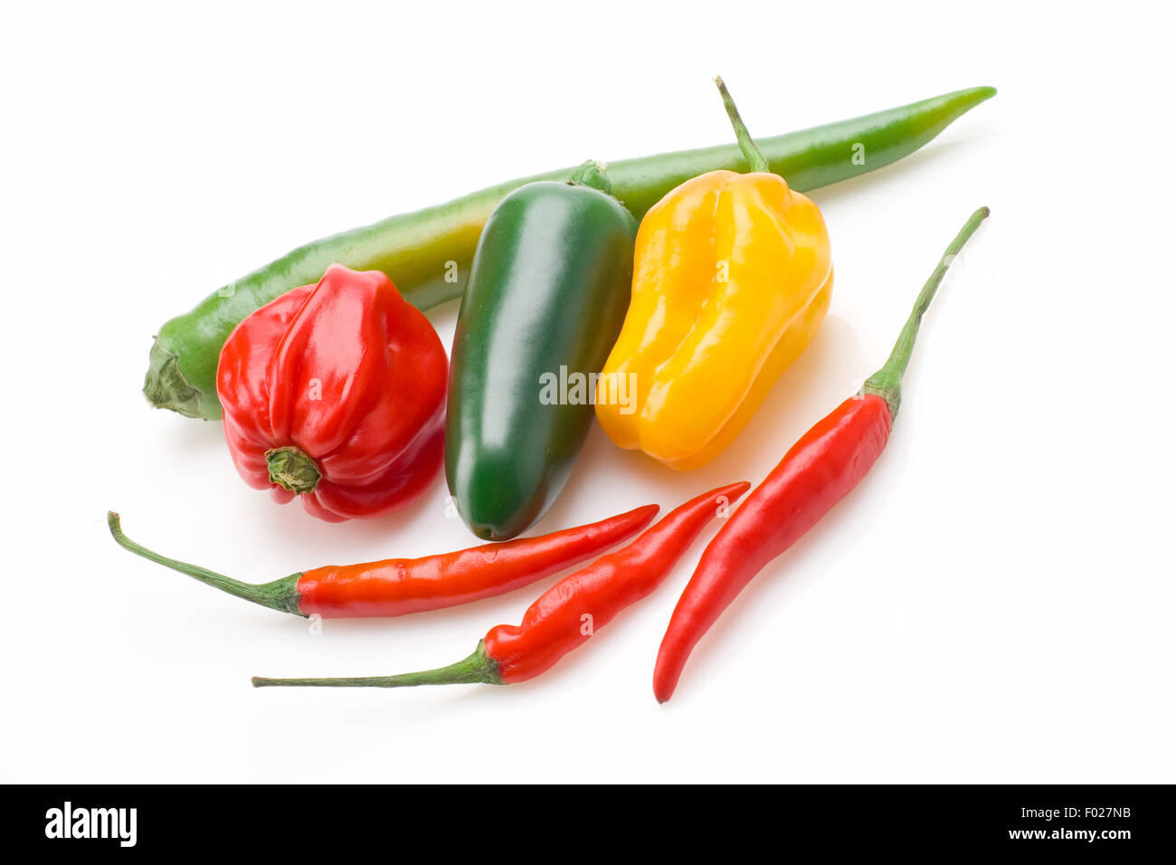 Variety of peppers Stock Photo - Alamy