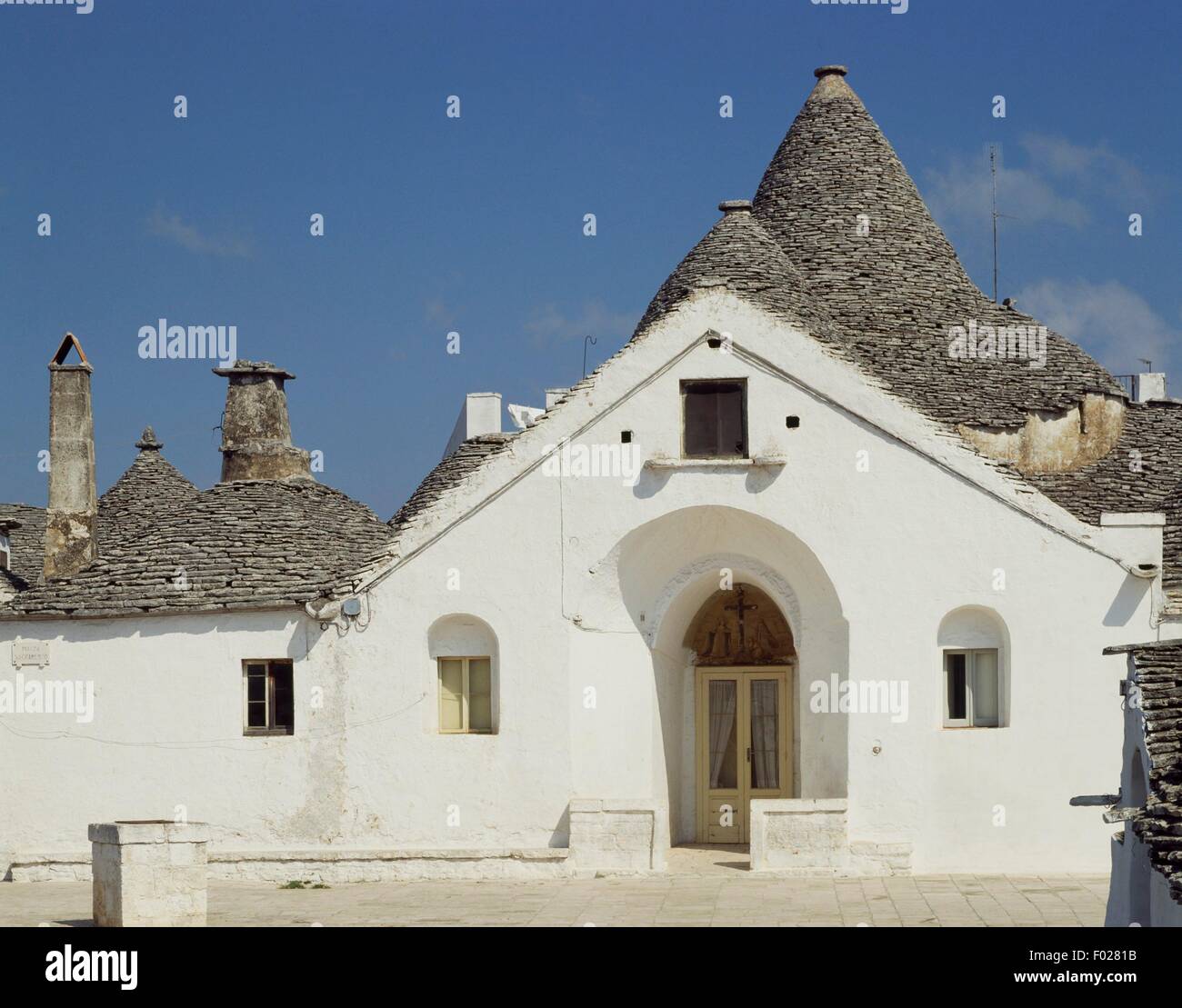 The Sovereign trullo (conic stone roof house), Alberobello (UNESCO ...