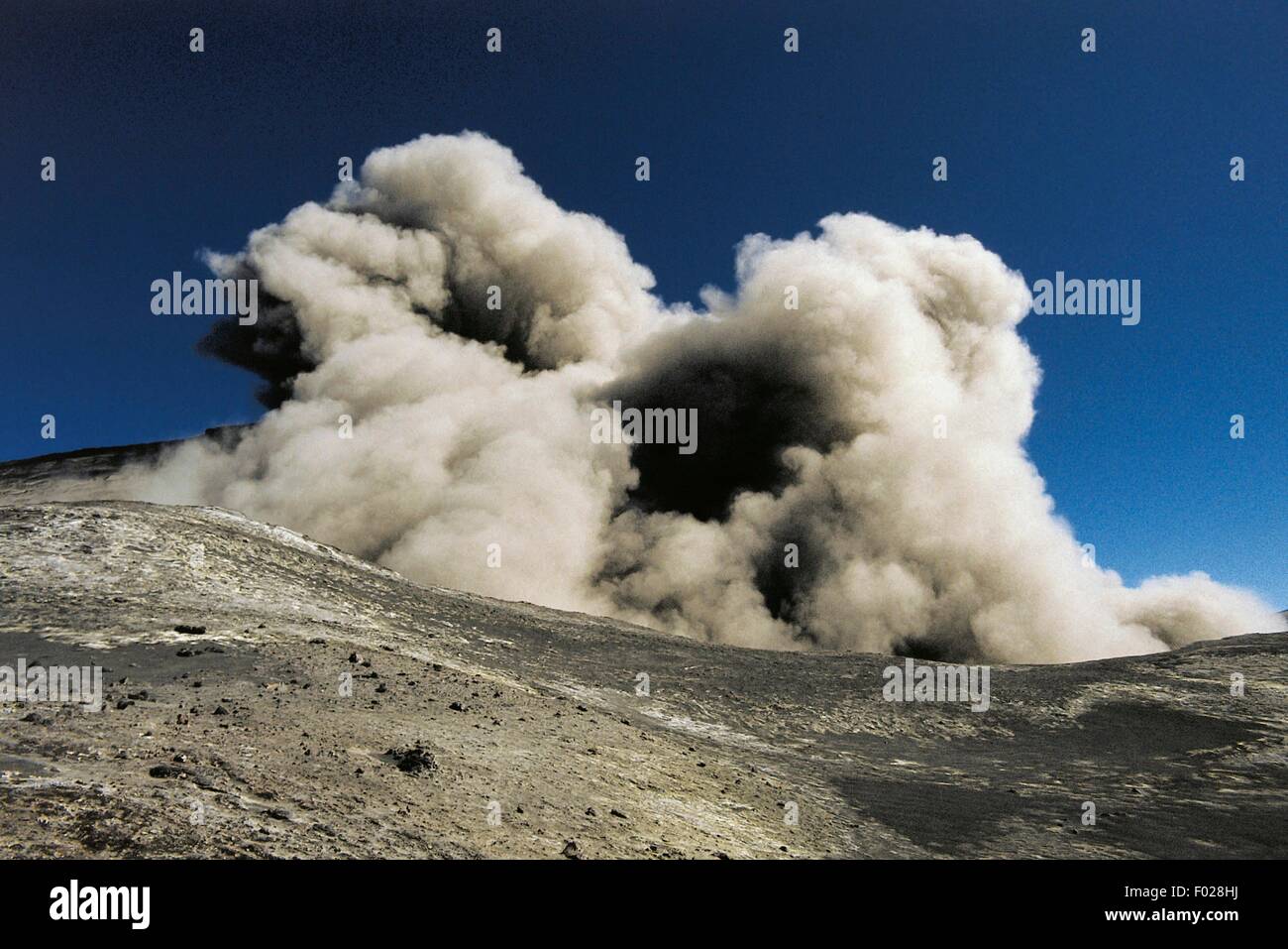 Fumaroles, Mount Etna, Sicily, Italy Stock Photo - Alamy