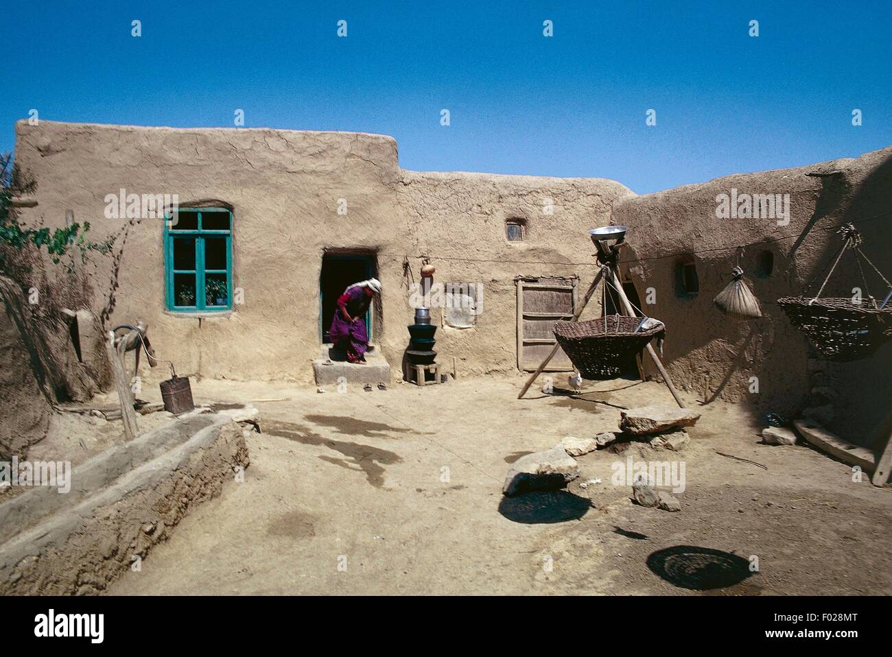 Houses in a village in Kurdistan, Iran Stock Photo - Alamy