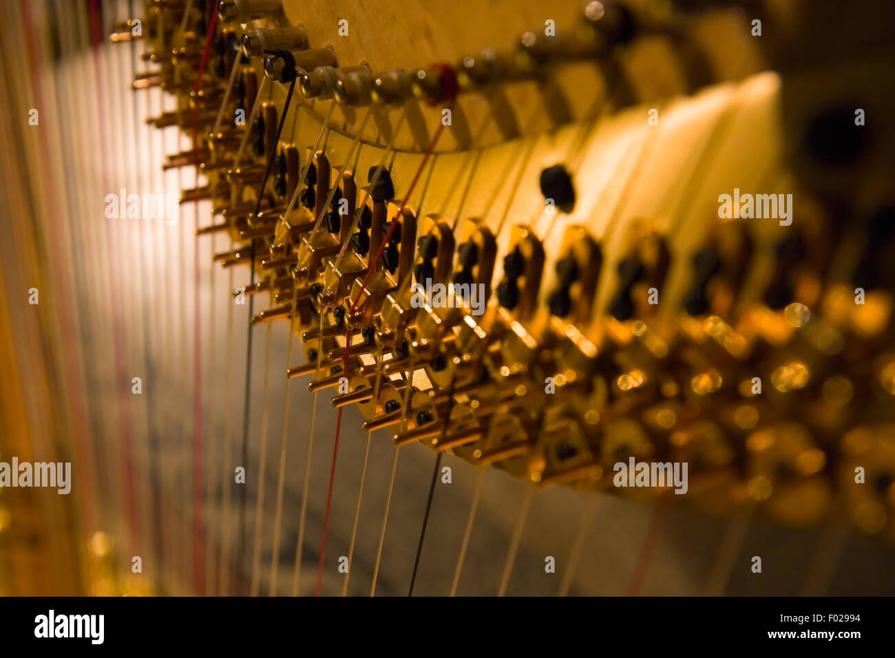 Close harp hi-res stock photography and images - Alamy