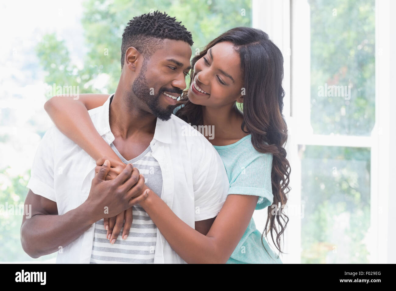 Happy attractive couple in love Stock Photo - Alamy