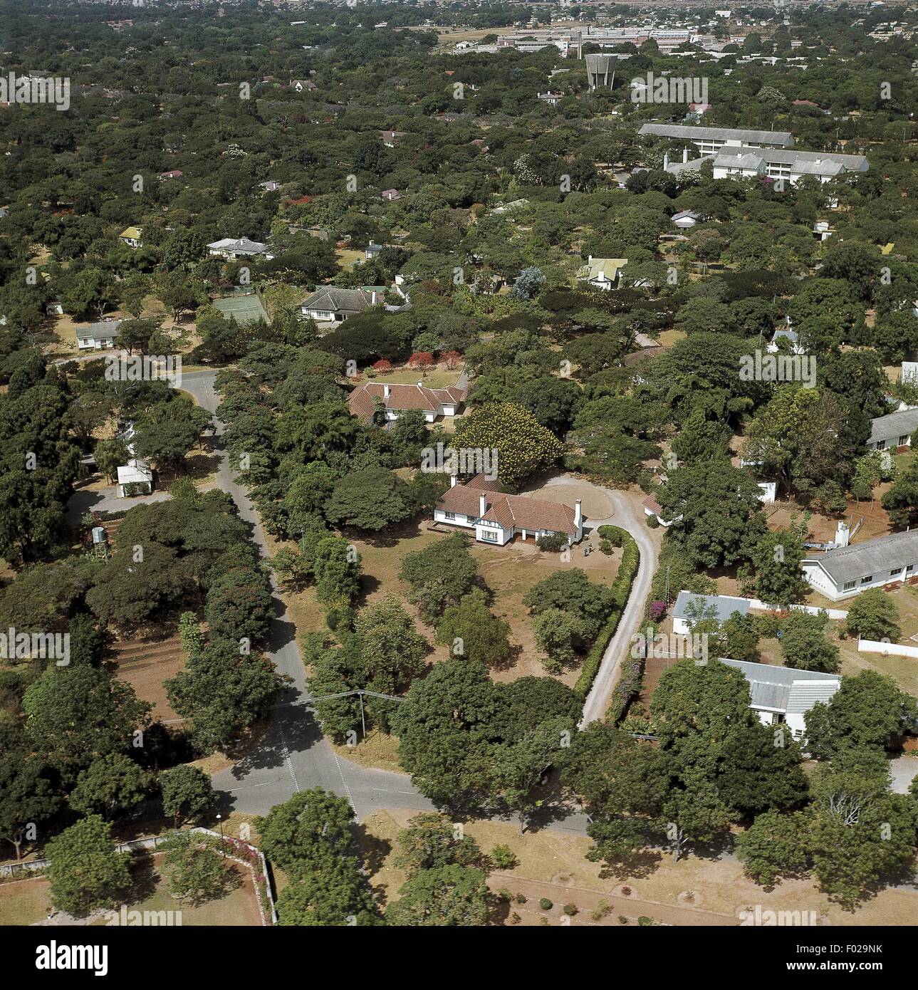 Aerial view lusaka zambia cityscape hi-res stock photography and images ...