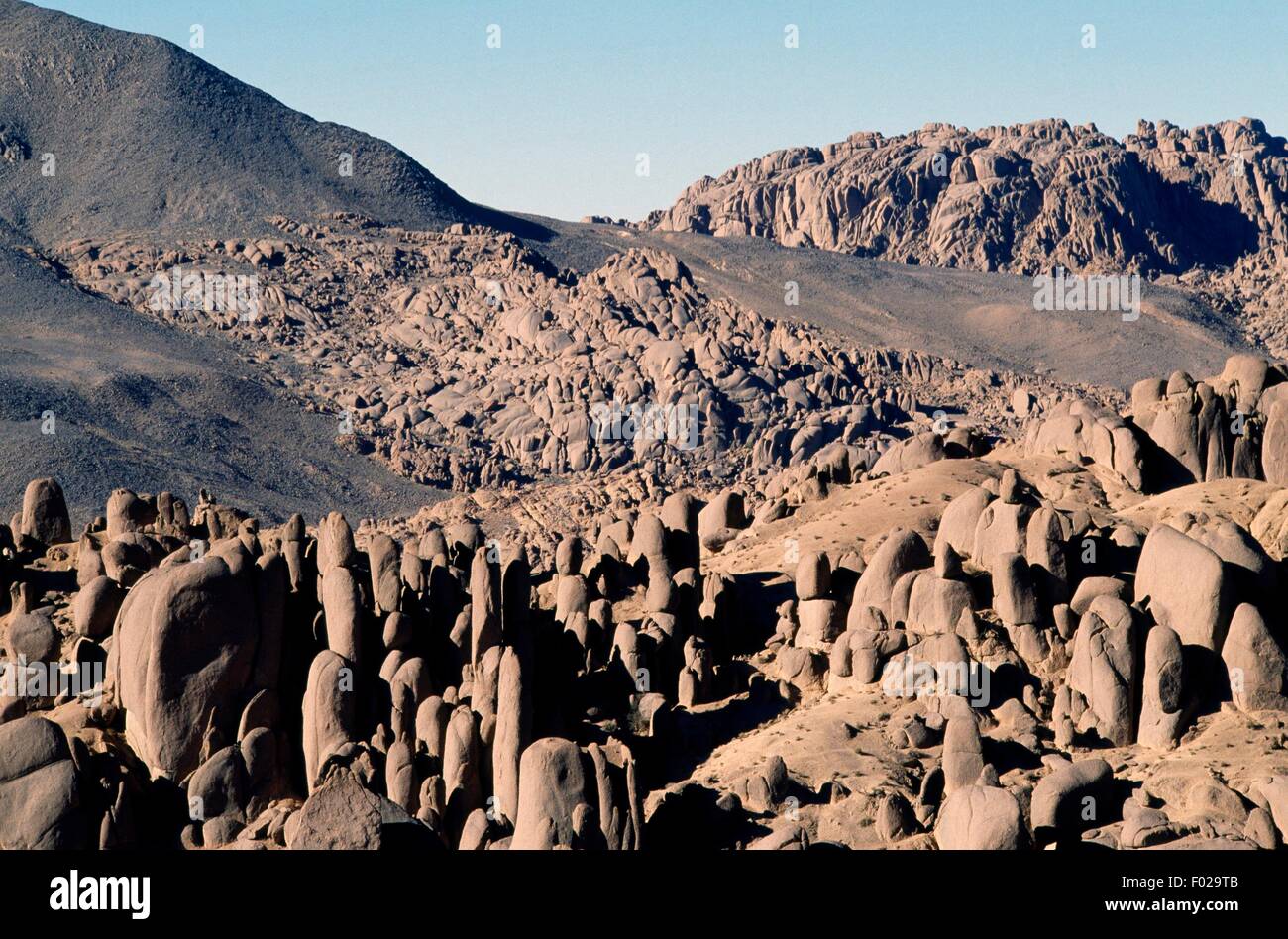 Ahaggar Mountains Map