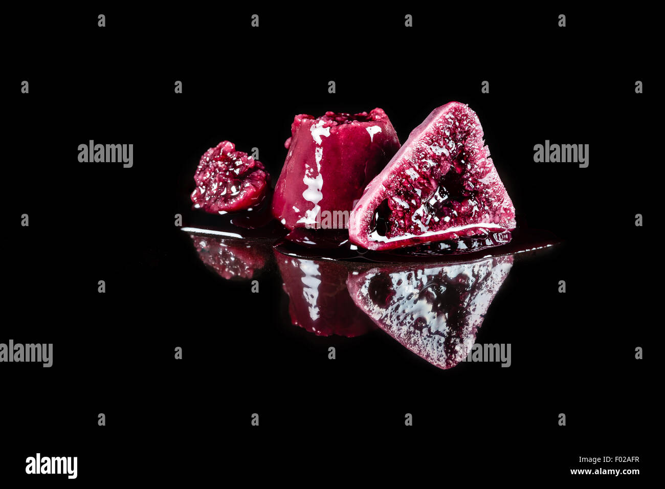 A cuberdon is a cone-shaped Belgian candy Stock Photo - Alamy