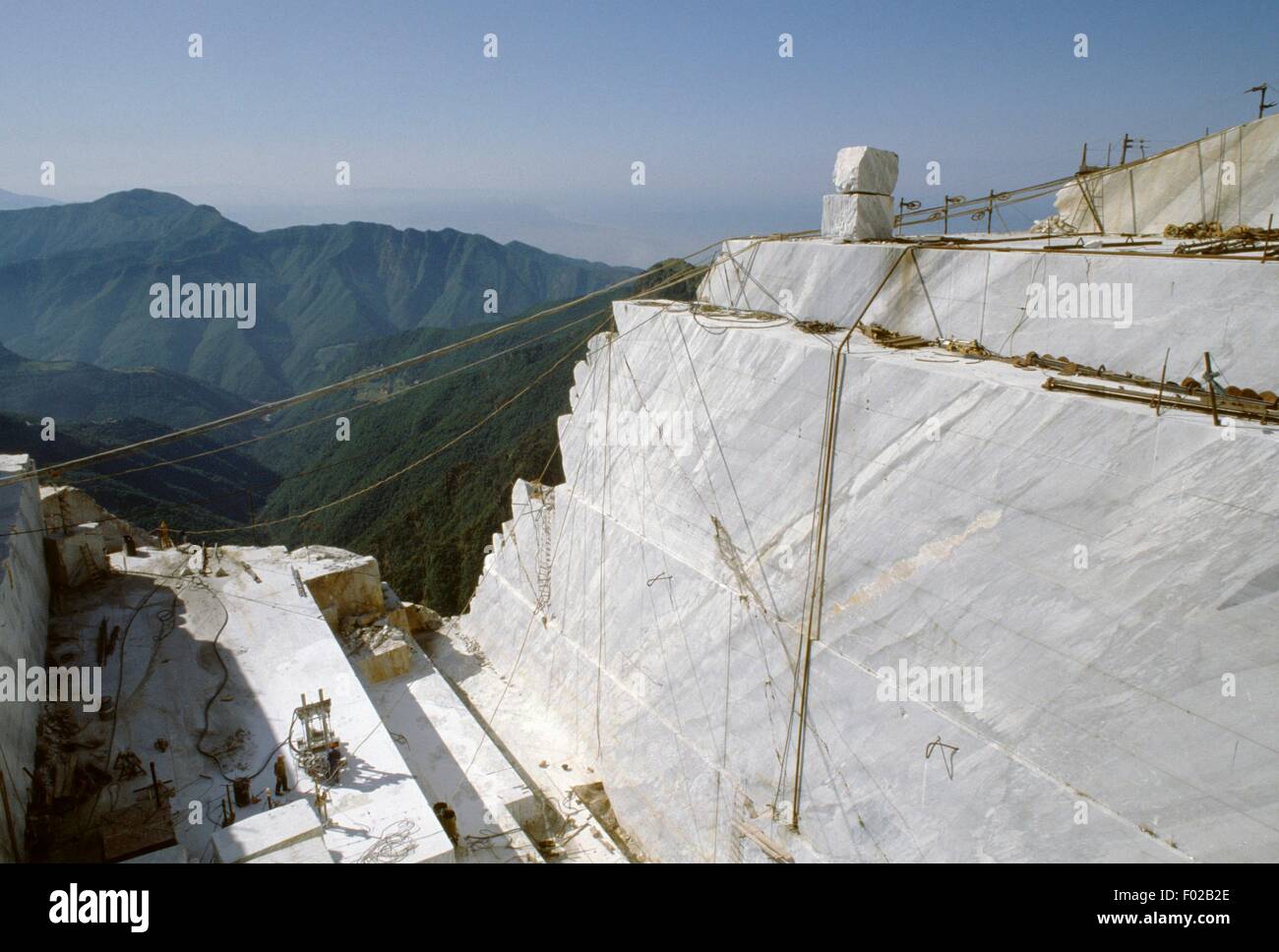 Henraux marble quarry, Monte Altissimo, Seravezza, Apuan Alps, Tuscany ...