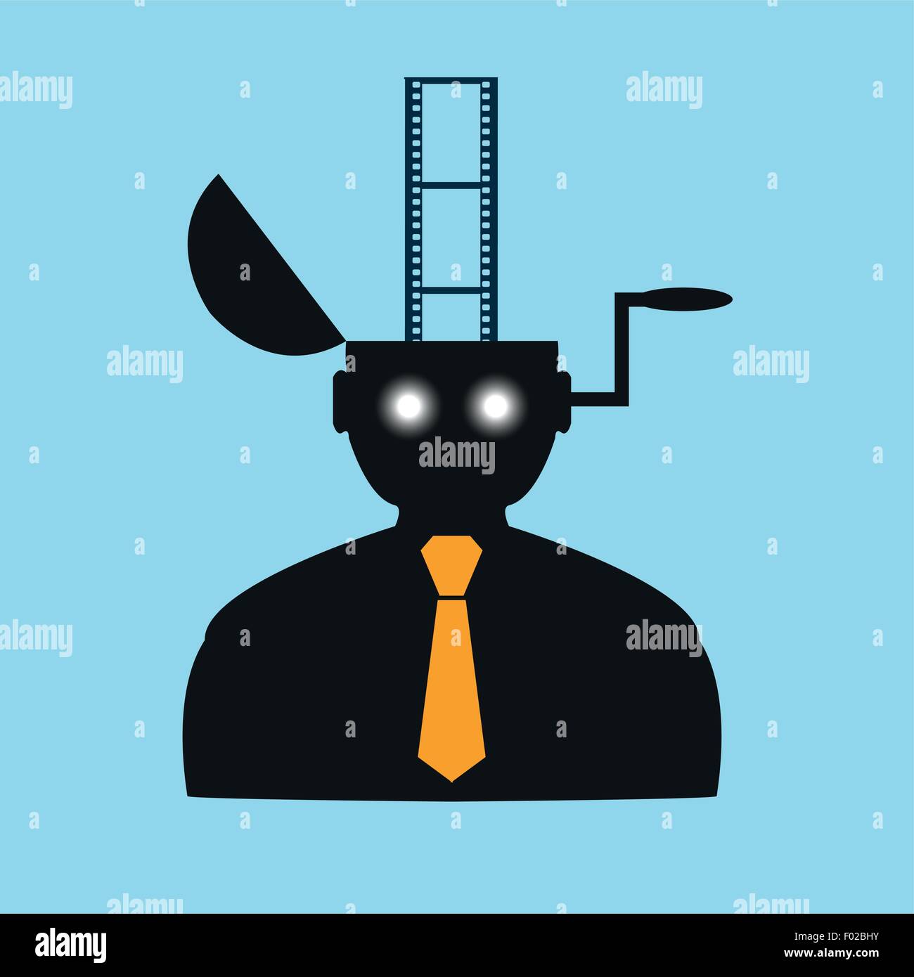 Movie fan Stock Vector Images - Alamy