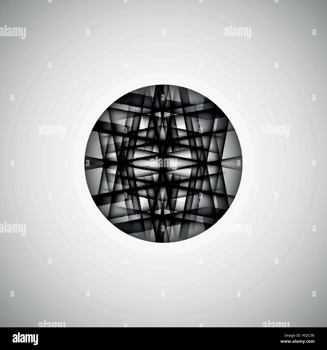 Vector abstract monochrome pattern line techno eps Stock Vector Image ...