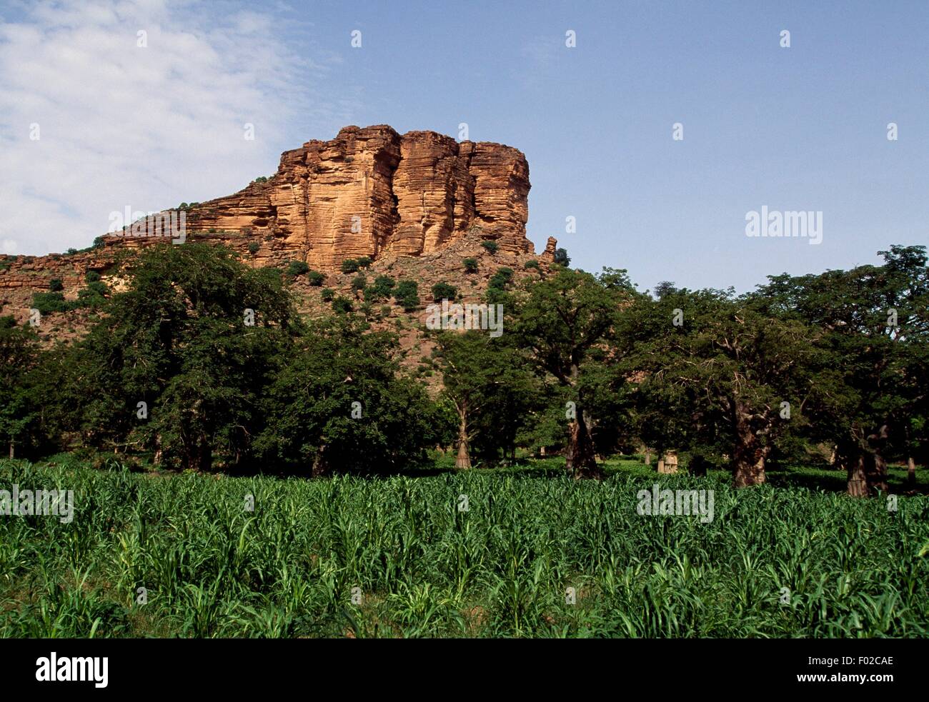Cliffs, Dogon region, Mali Stock Photo - Alamy