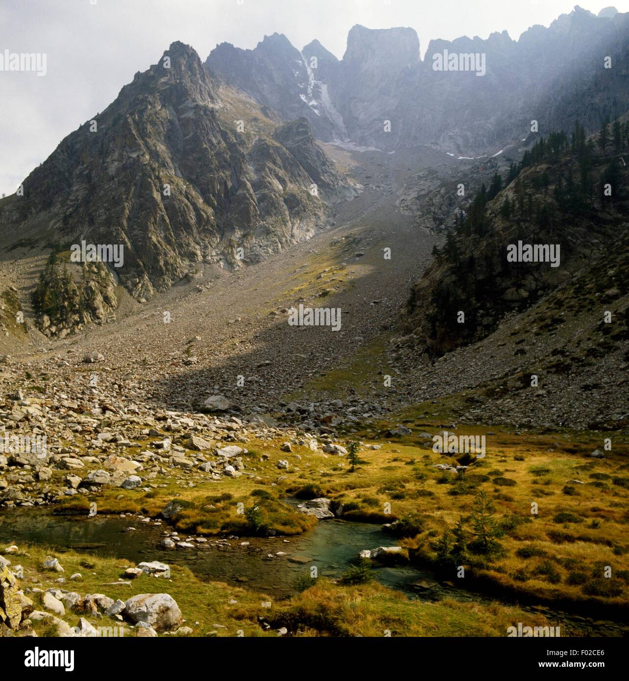 Mount Argentera, Maritime Alps Natural Park, Piedmont, Italy Stock ...