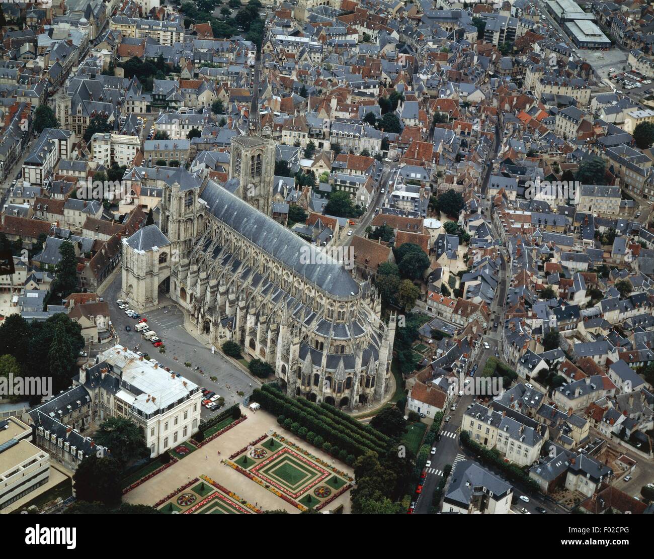 Bourges france aerial hi-res stock photography and images - Alamy