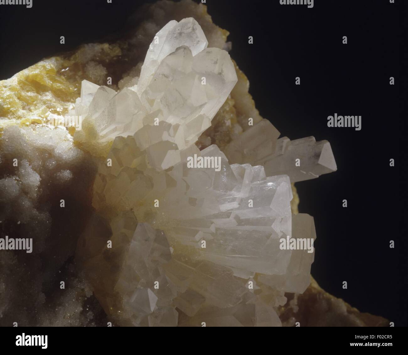 Minerals - Sulfates - Celestina, close-up Stock Photo - Alamy