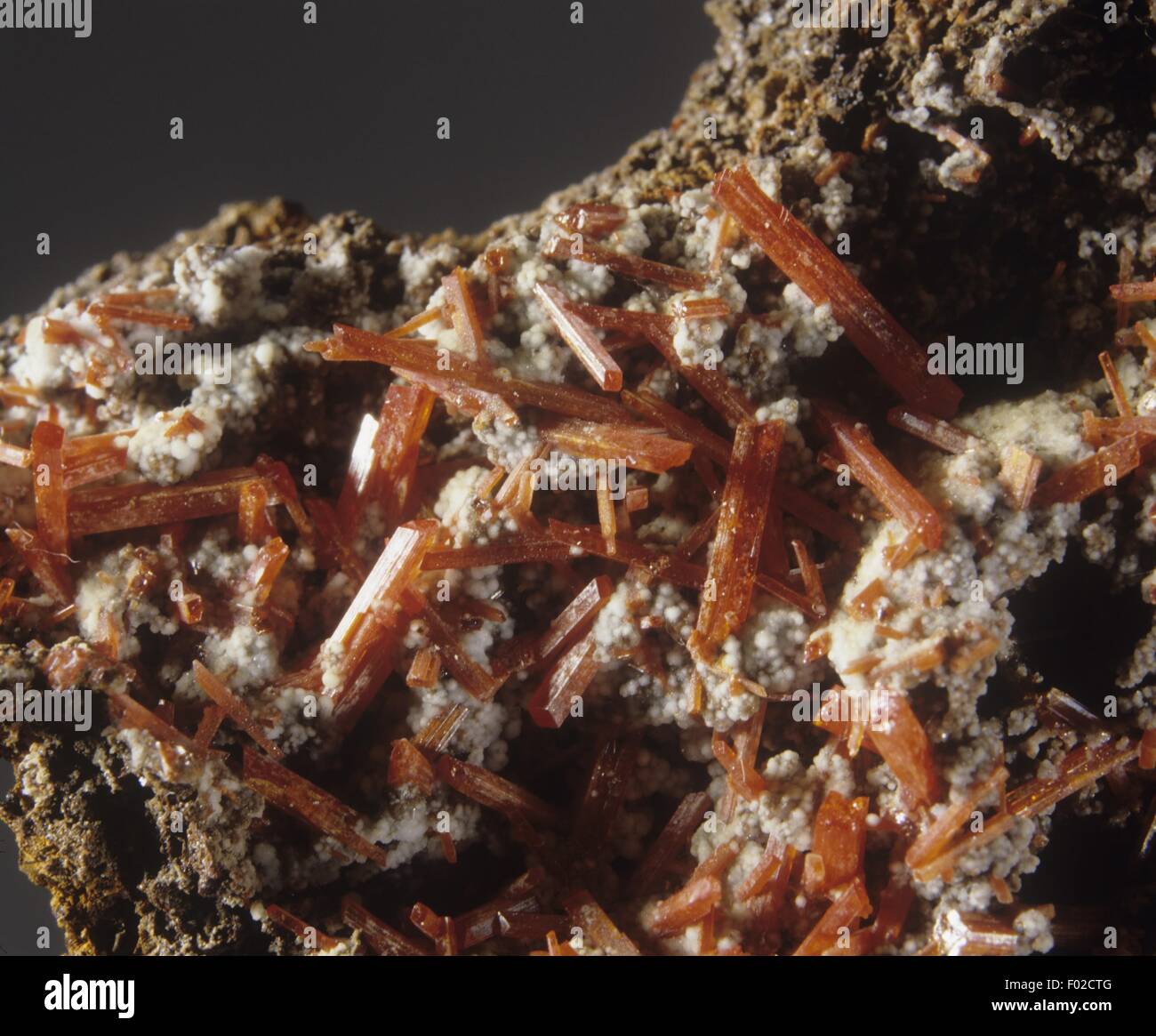 Crocoite mineral hi-res stock photography and images - Alamy