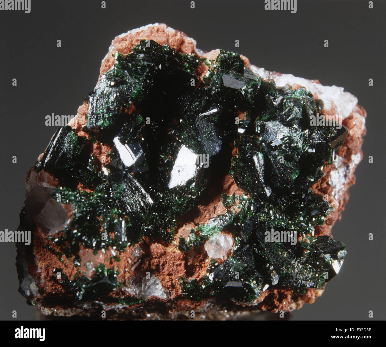 Minerals - Libethenite Stock Photo - Alamy