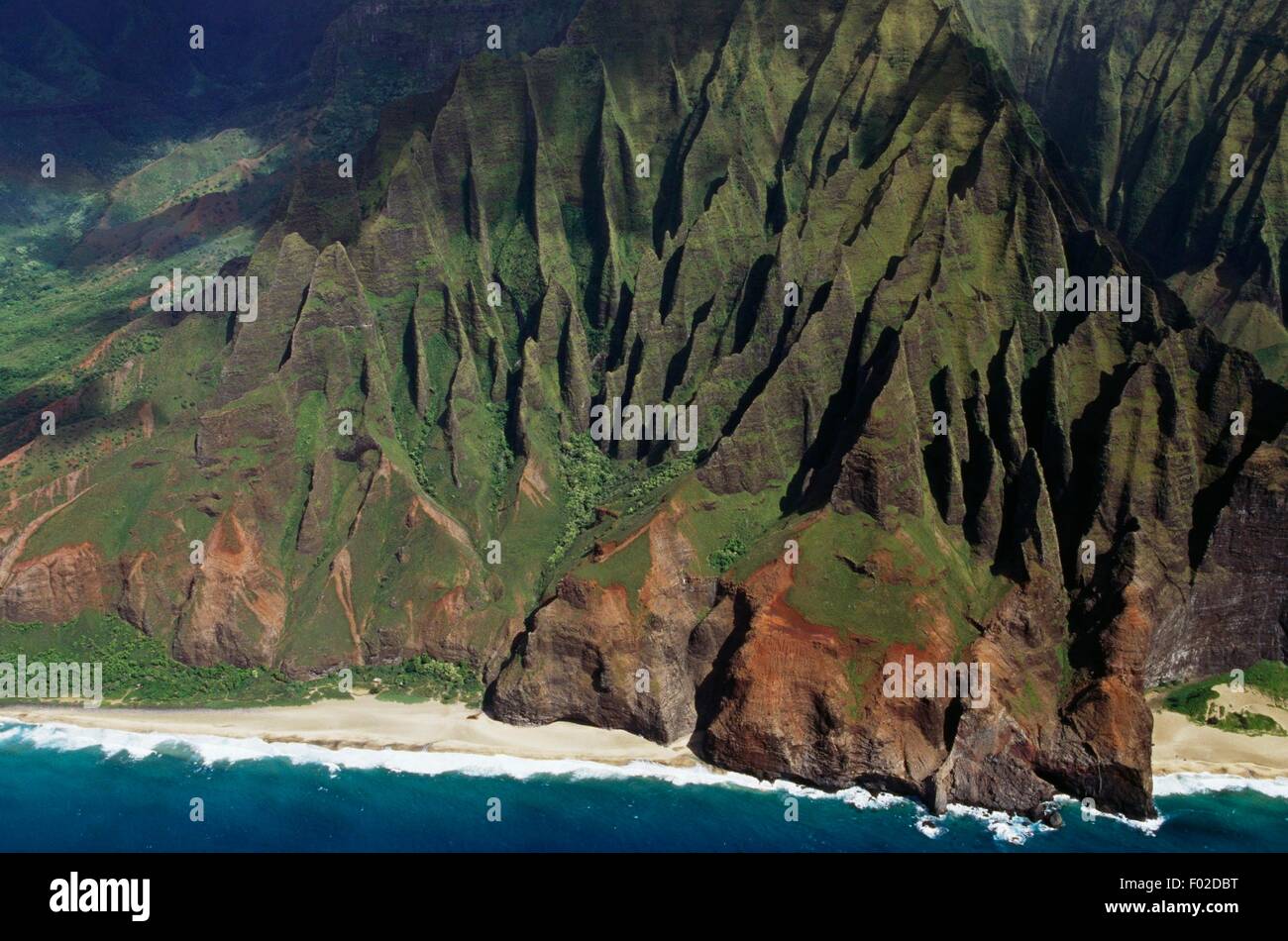 Kee Beach, Na Pali coastline, Hawaii, United States Stock Photo - Alamy
