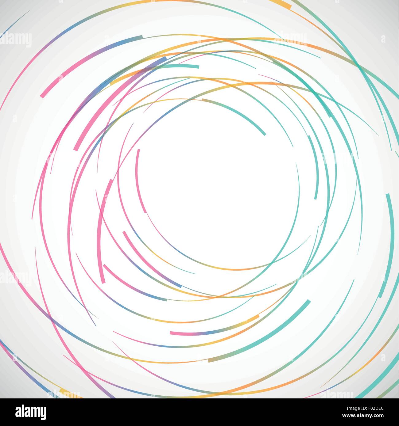 Vector abstract color line and circle background Stock Vector Image ...