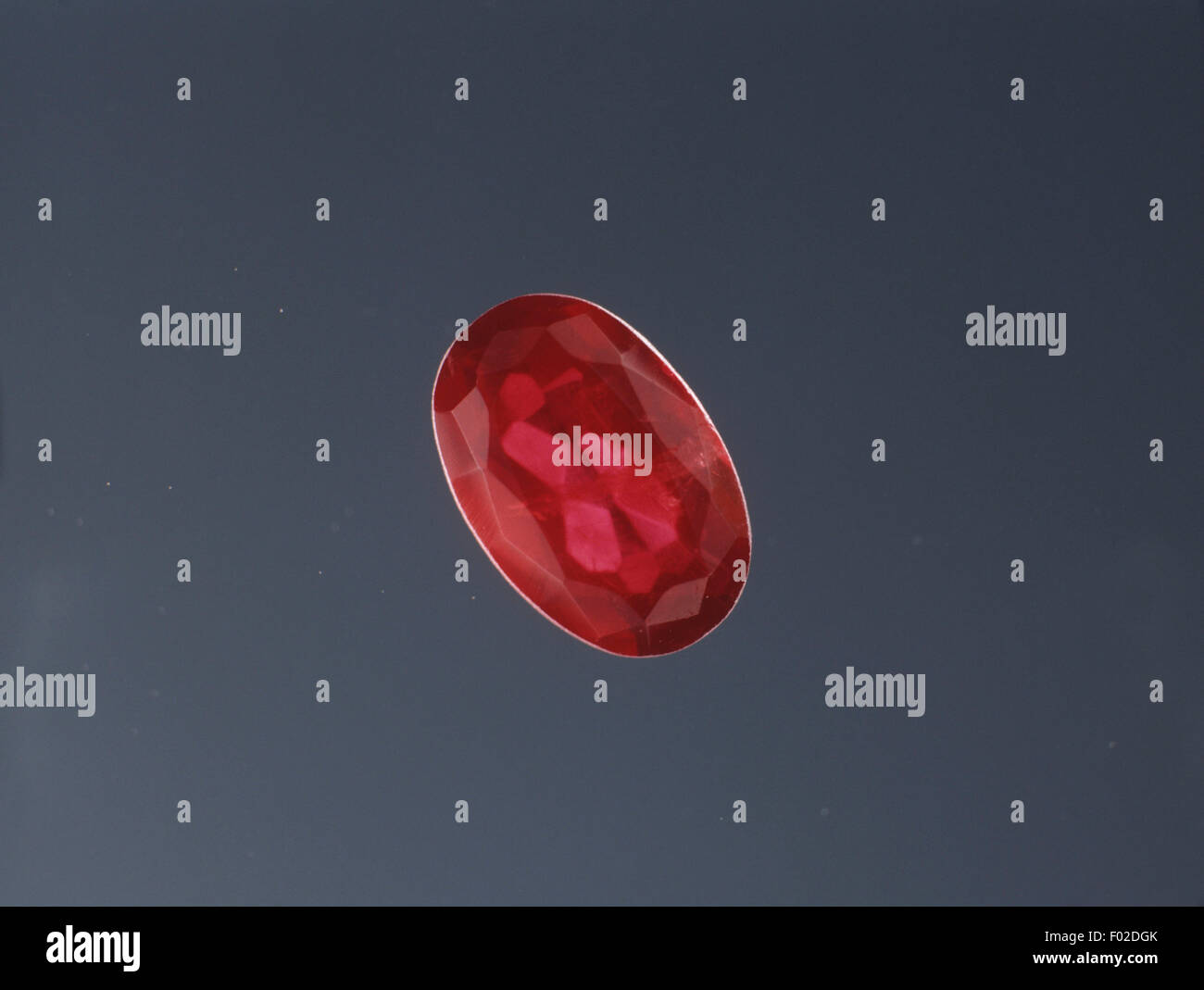 Gems - Brilliant-cut Ruby Stock Photo - Alamy