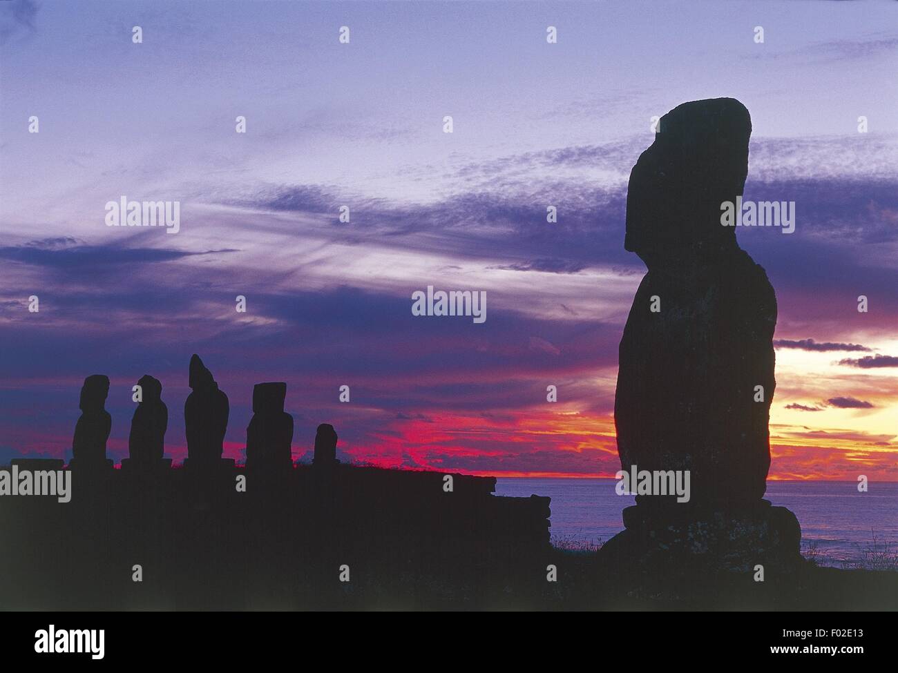 Chile - Easter Island. Rapa Nui National Park (UNESCO World Heritage ...