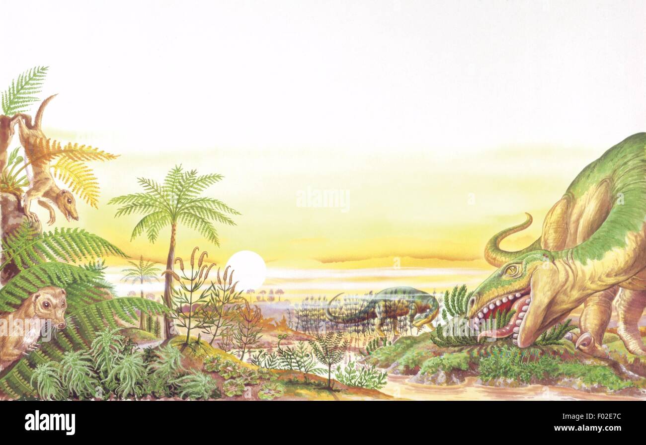 Mesozoic Era Landscape