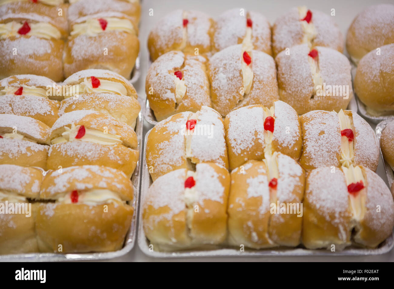 A large plate of cakes Stock Photo - Alamy
