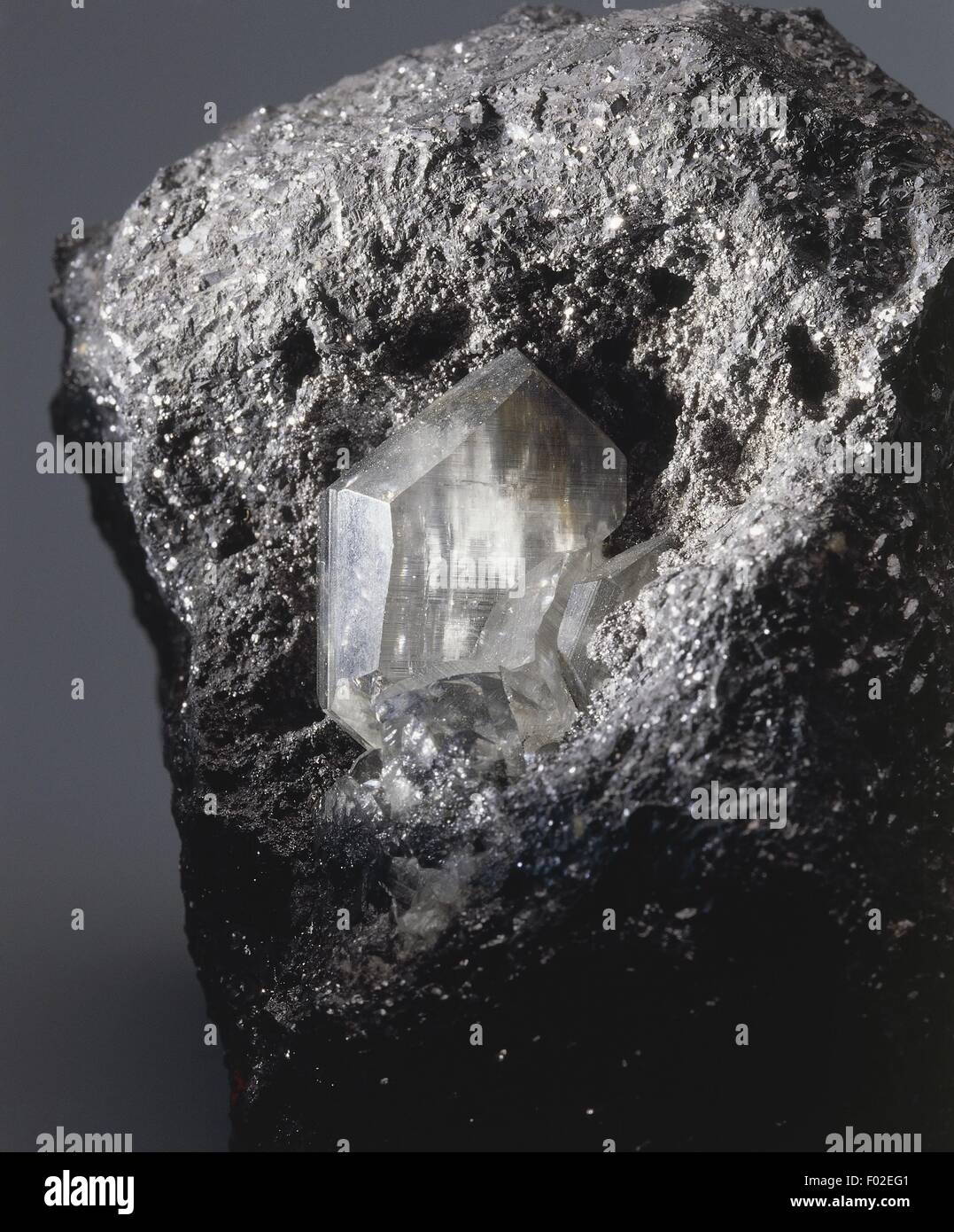 Minerals: Anglesite (Lead Sulfate Stock Photo - Alamy