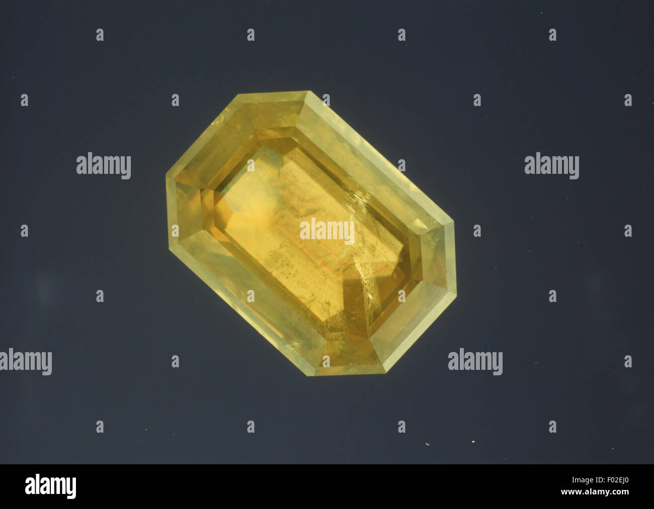 Gems - Brilliant-cut Titanite Stock Photo - Alamy