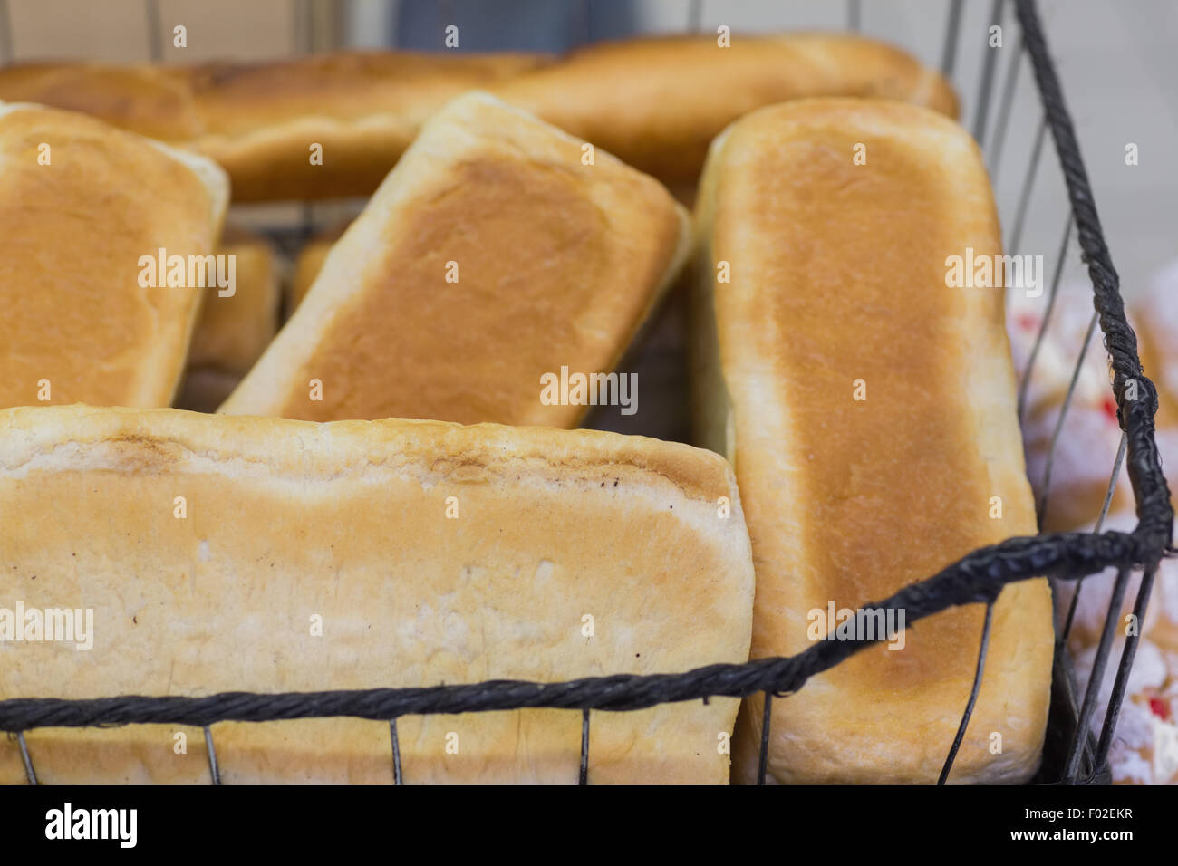 A lot off bread in a basket Stock Photo - Alamy