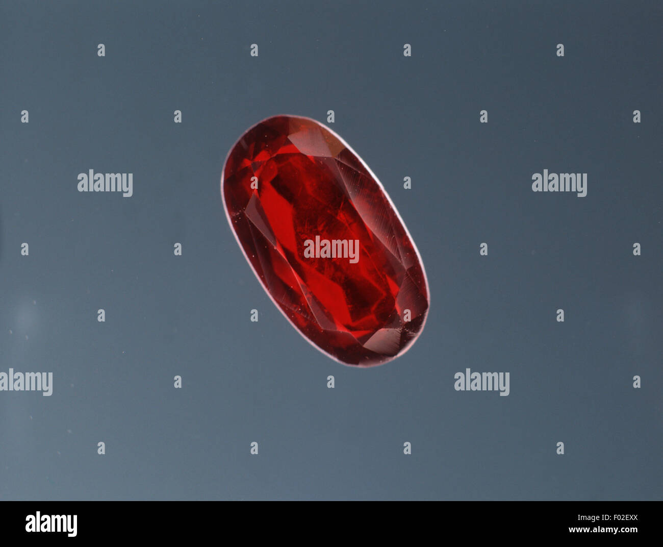 Gems - Brilliant-cut Ruby Stock Photo - Alamy