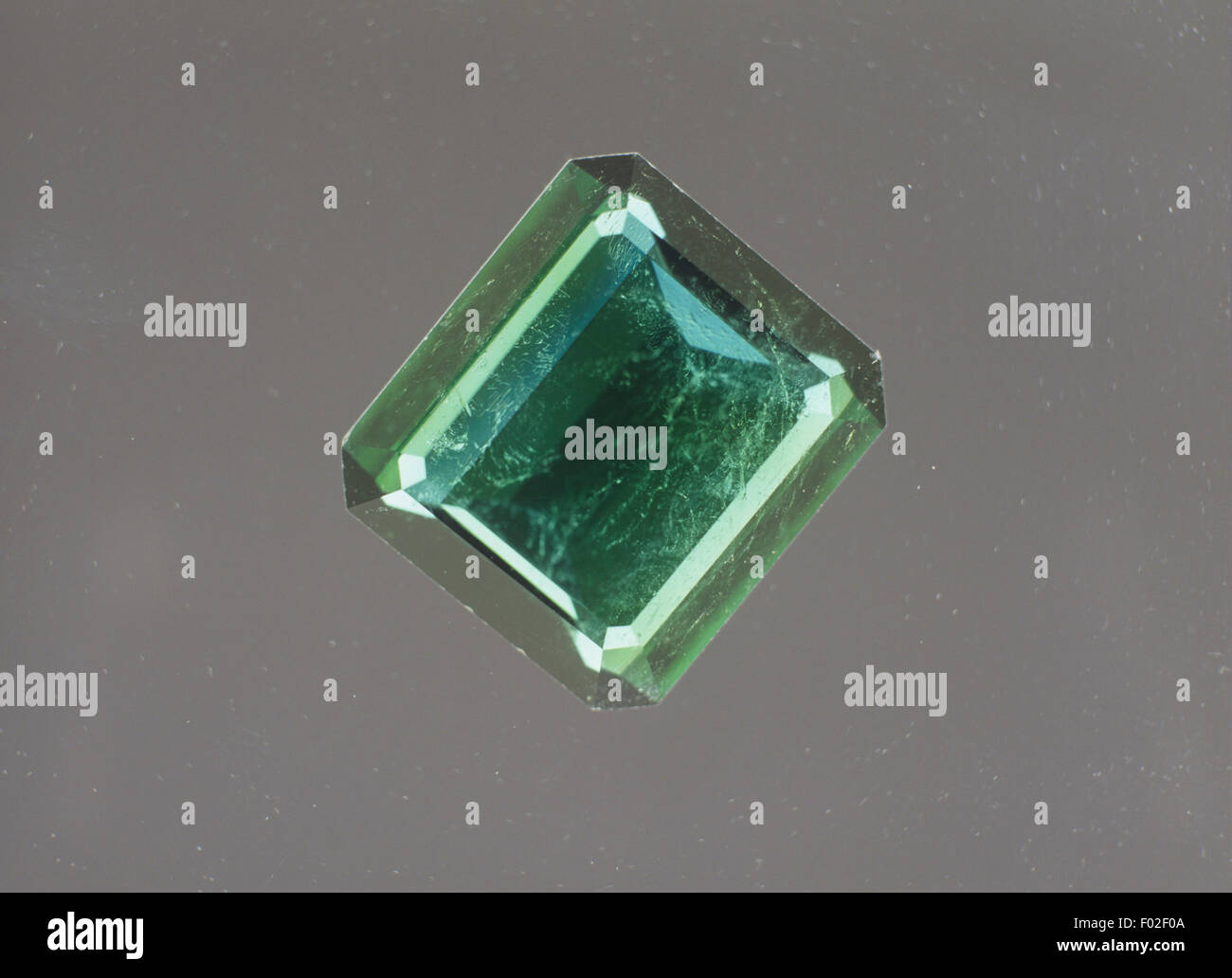Gems - Brilliant-cut Verdelite Stock Photo - Alamy