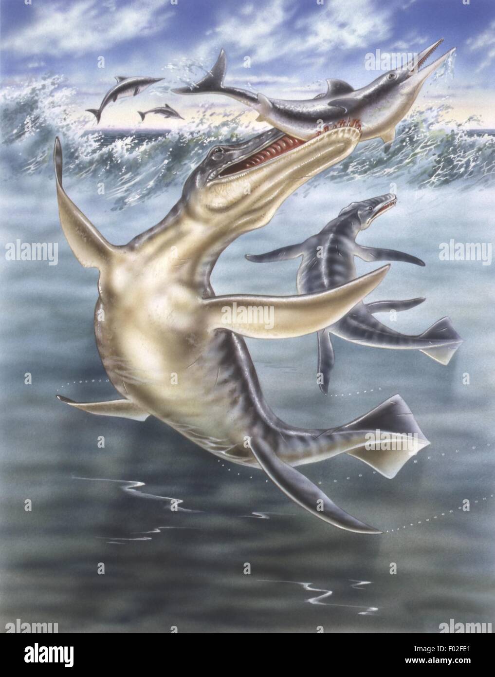 Palaeozoology jurassic period marine reptiles hi-res stock photography ...