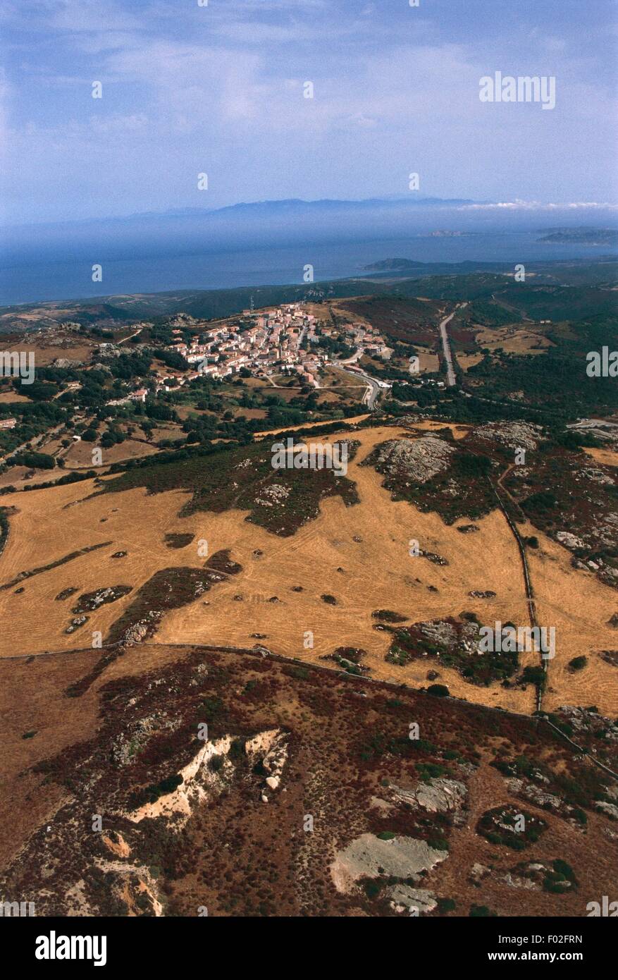 Aerial view of Gallura area in northern Sardinia, Italy Stock Photo - Alamy