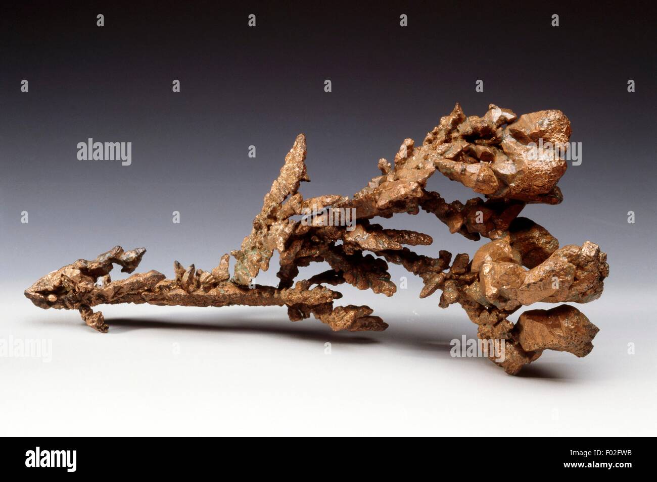 Copper, native element, from the Lake Superior, Canada Stock Photo - Alamy