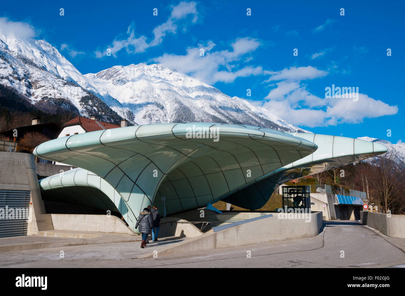 Station Hungerburg, Hungerburgbahn, funicular station, designed by Zaha ...