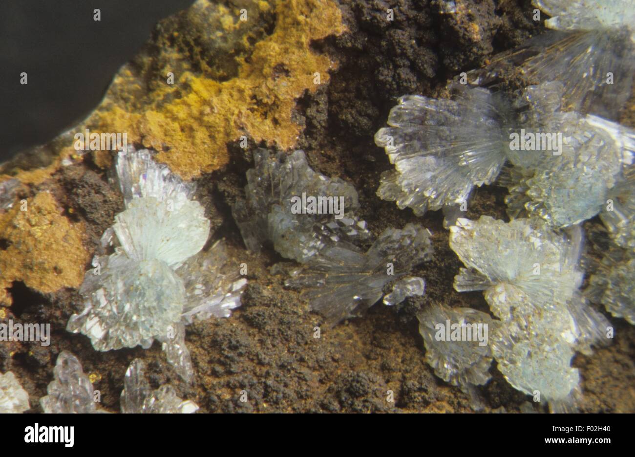 Minerals - Adamite, close-up Stock Photo - Alamy