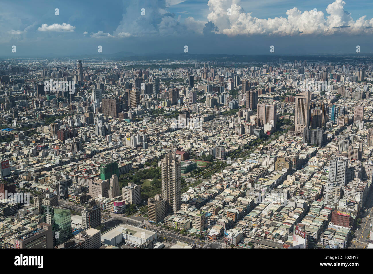 Kaohsiung Cityscape from the Tuntex Sky Tower Observation Deck Stock ...