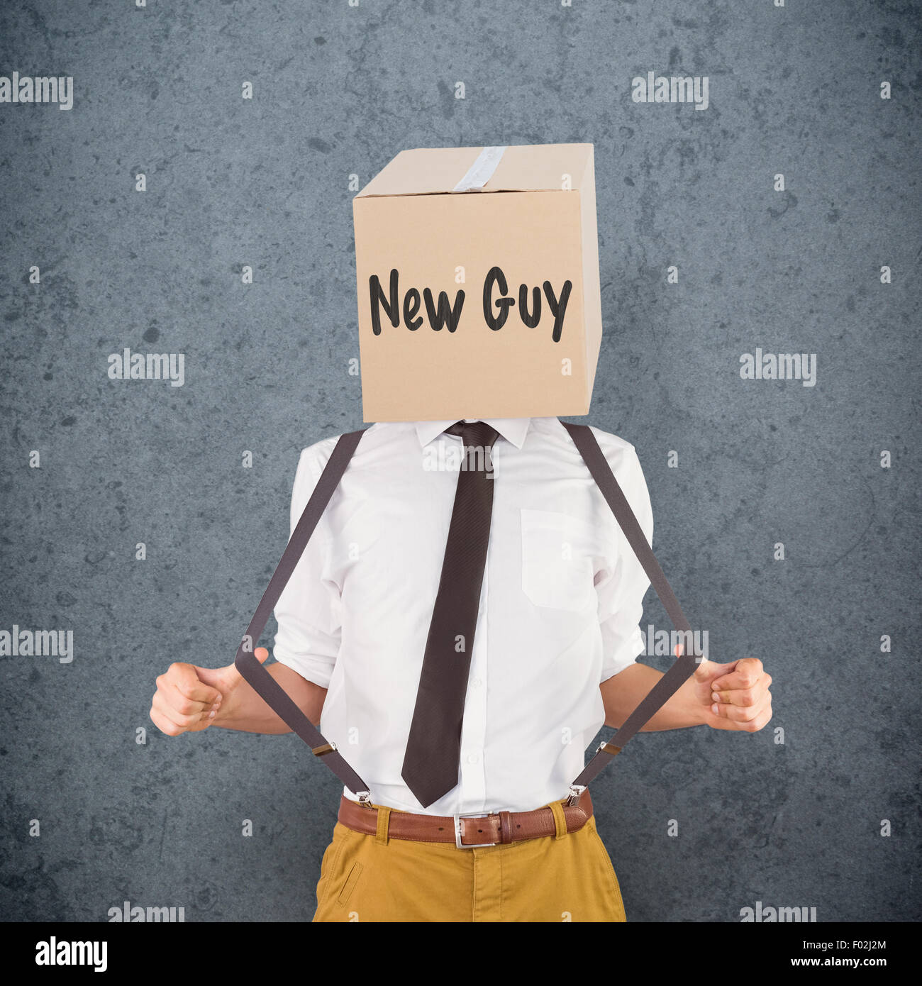 Composite image of anonymous businessman Stock Photo - Alamy