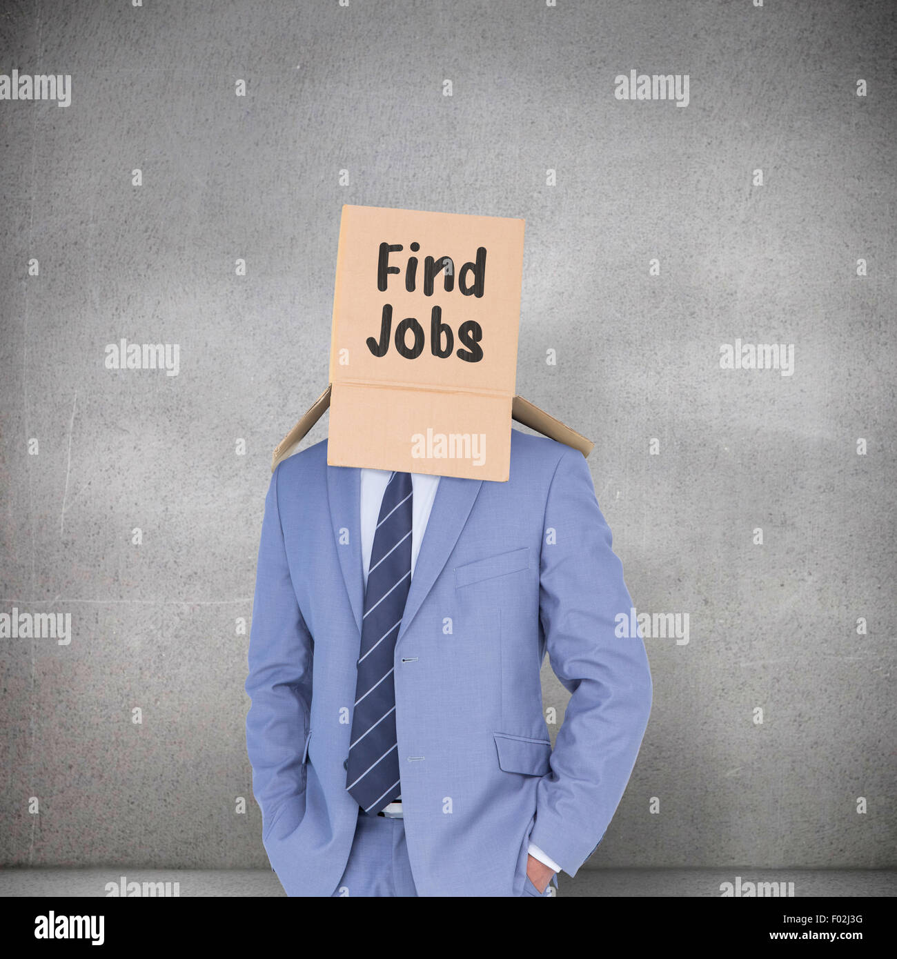 Composite image of anonymous businessman Stock Photo - Alamy